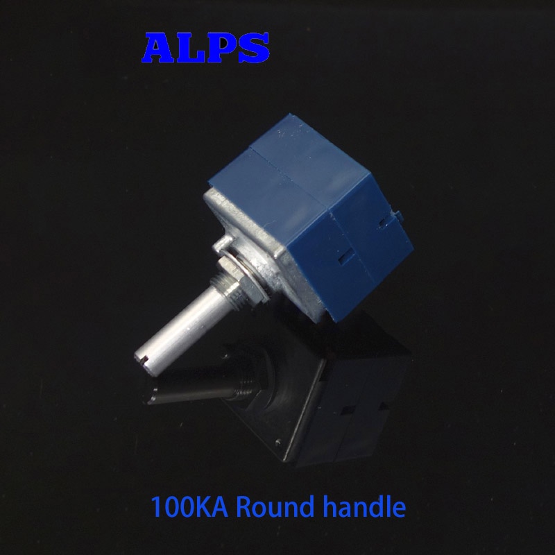 โพเทนชิโอมิเตอร์ควบคุมระดับเสียง HiFi ALPS RK27 สีฟ้า สไตล์ญี่ปุ่น ...