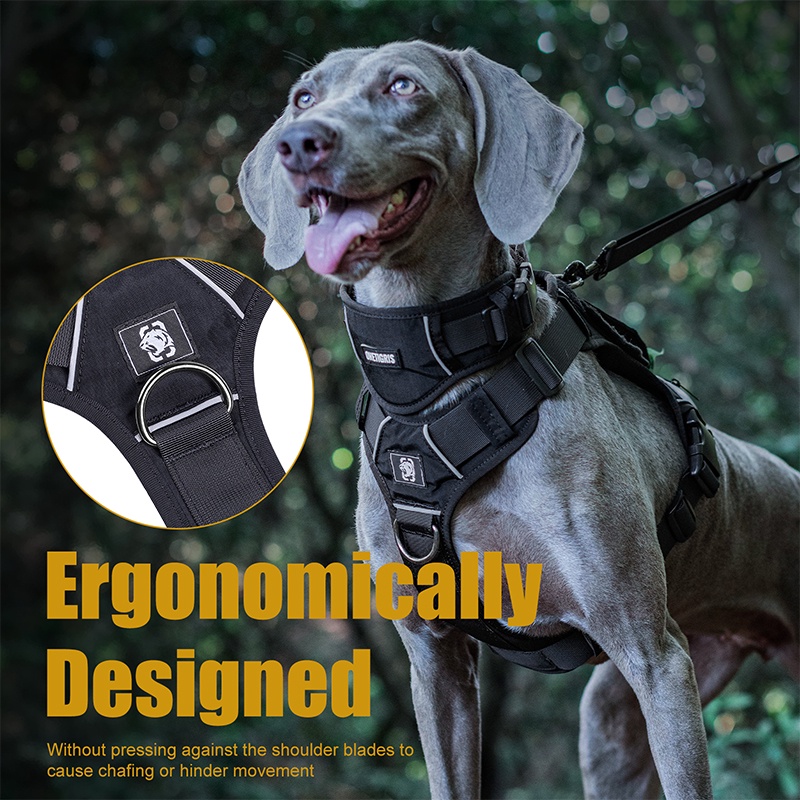 GROVER Tactical Dog Harness - Ergonomically Design (DG-GBX27) | Shopee ...