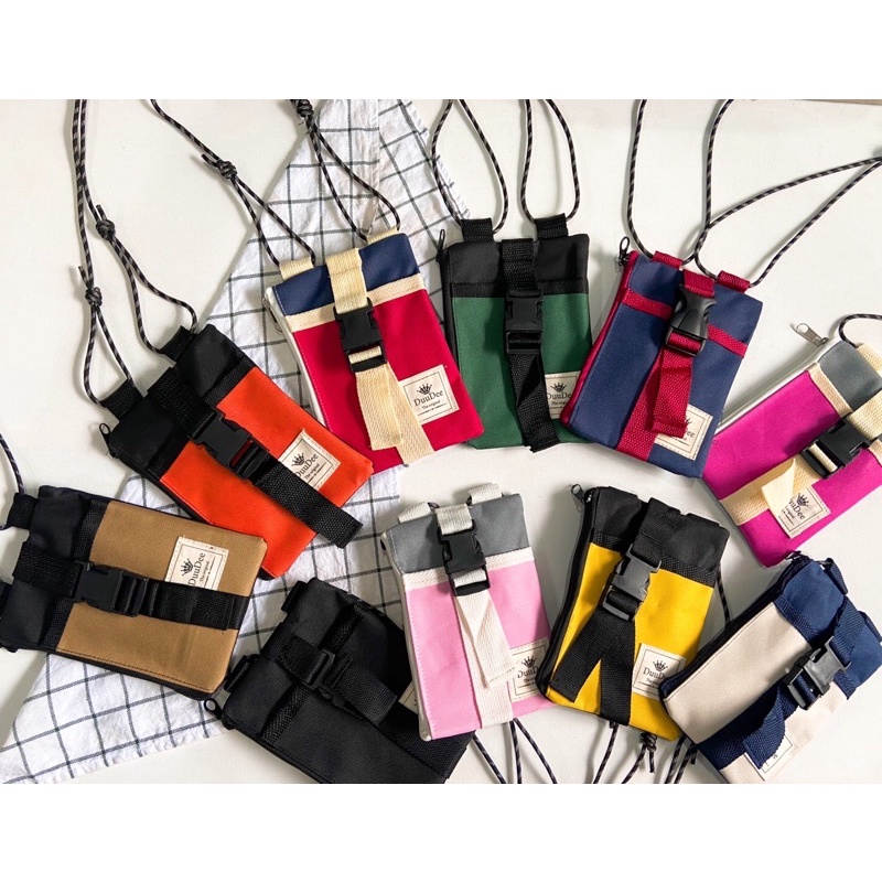 กระเป๋าสะพายใส่โทรศัพท์มือถือ sacocha รหัสT030 | Shopee Thailand