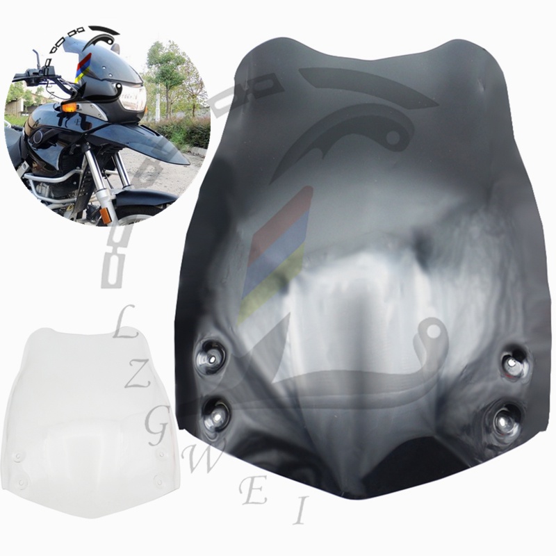 Motorcycle Front Windshield Wind Screen Shield Airflow Deflectors For ...