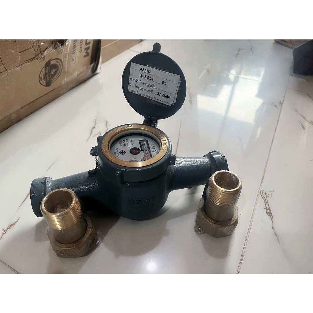 มิเตอร์น้ำอาซาฮี (ซันวา) ขนาด 1 นิ้ว รุ่น GMK มาตรวัดน้ำ ASAHI (SANWA) Water Meter GMK 1 ...