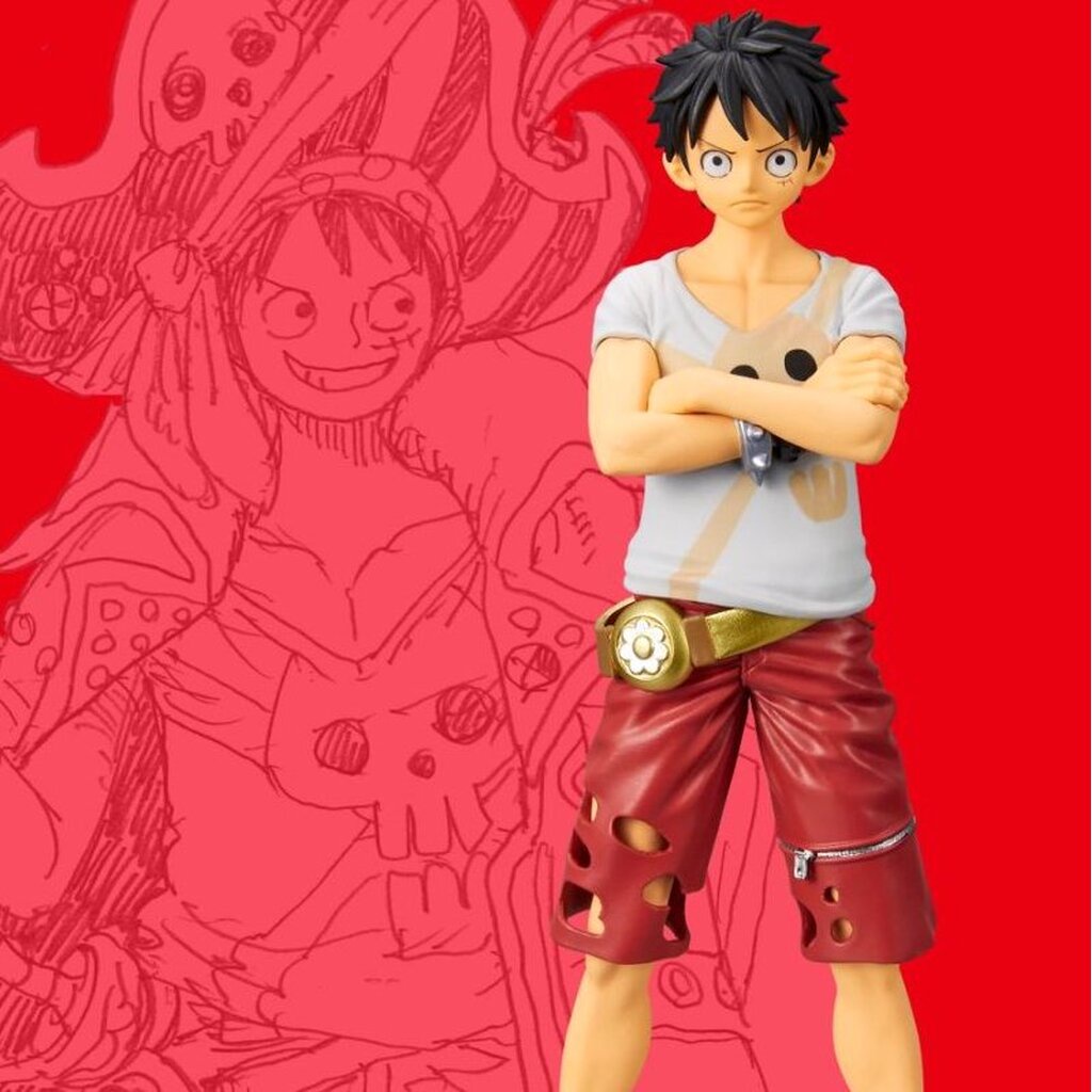 Luffy Film Red ของแท้ JP แมวทอง - Grandline Men Banpresto [โมเดลวันพีช ...