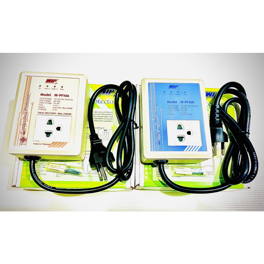อุปกรณ์ป้องกันไฟตก WIP compressor Protector 10แอมป์ และ16แอมป์ (Safe ...