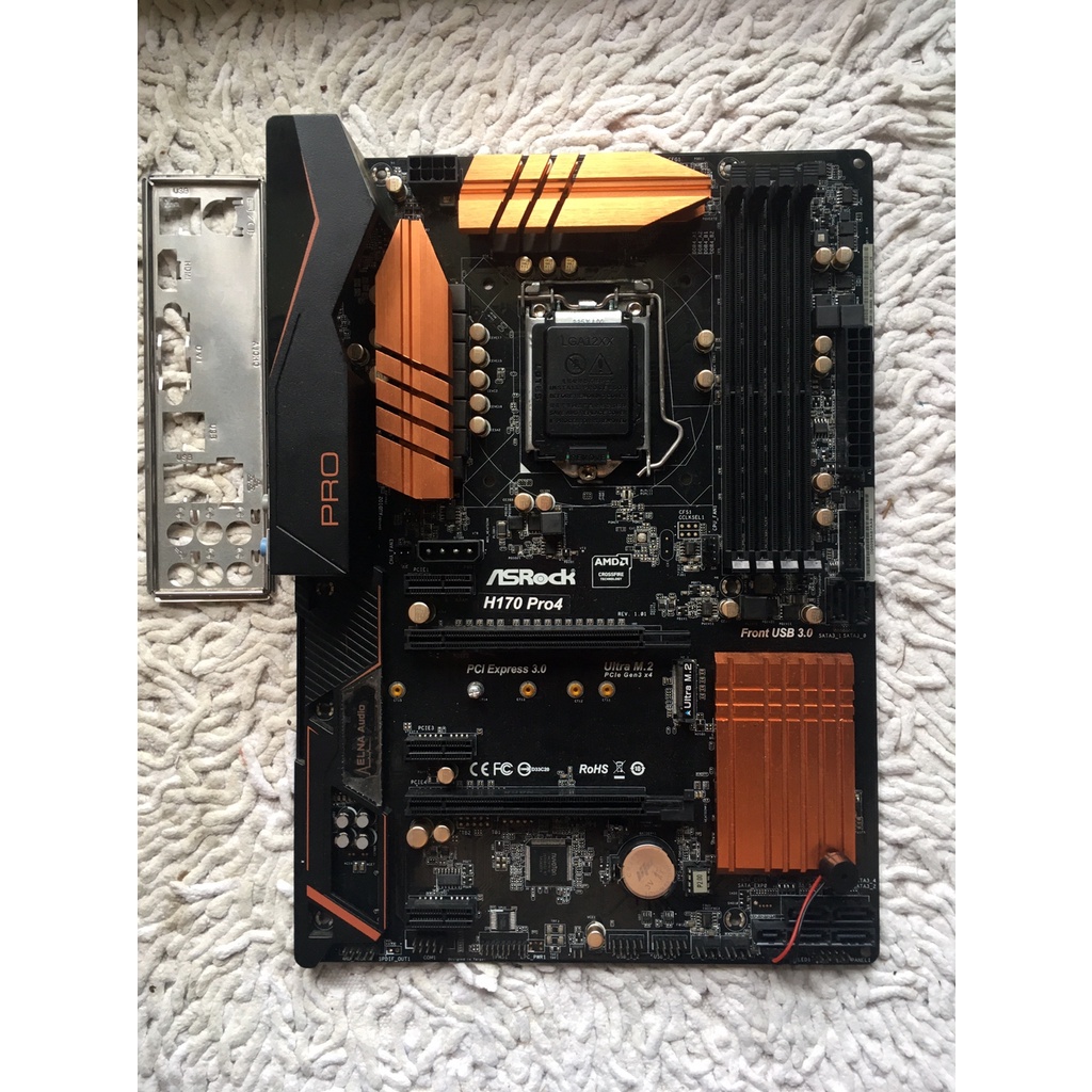 1151V1 ASRock H170 PRO4 พร้อมฝาหลัง | Shopee Thailand