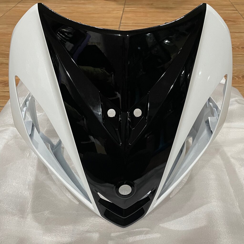 5YP-F3391-00-7X ฝาครอบแตรสีขาว/ดำ SPARK135 อะไหล่แท้ YAMAHA | Shopee ...