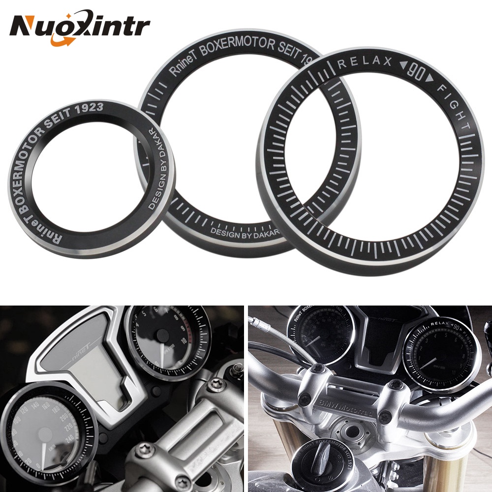 CNC Aluminum Motorcycle Speedometer Bezel Gauge Ring Tachometer Trim ...