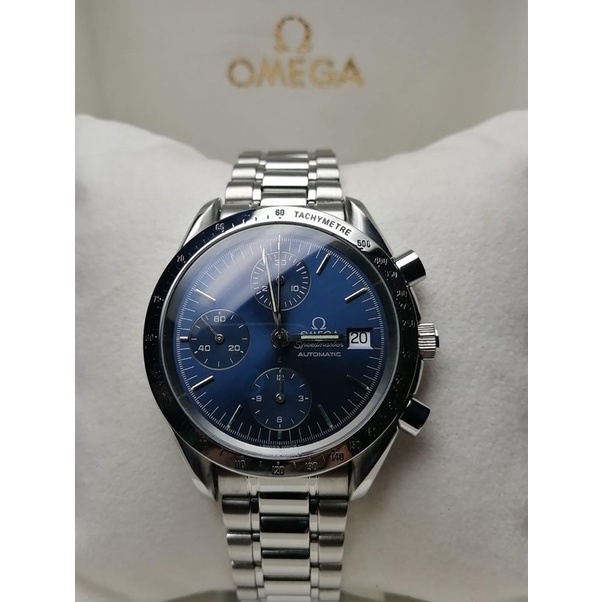 Omega Speedmaster Date Blue Dial (Full Set) 🔵🔵 | Shopee Thailand