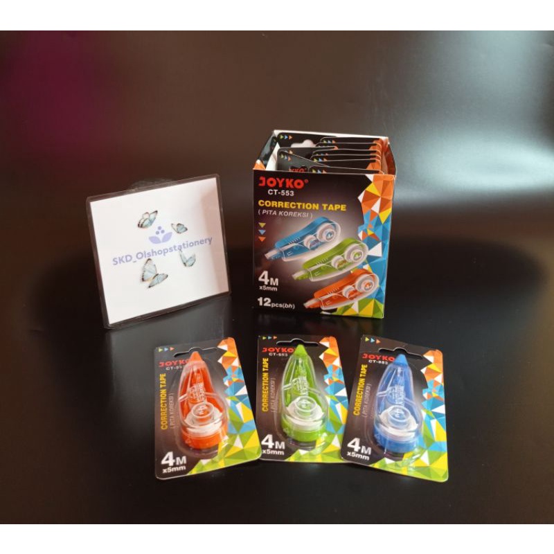 เทป Corection joyko 553//type x joyko paper ต่อพีซี | Shopee Thailand