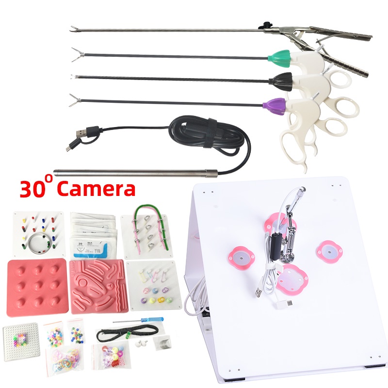 Laparoscopic Simulator Surgery Simulated Training Box Equipment Laparoscopy Trainer Surgical ...