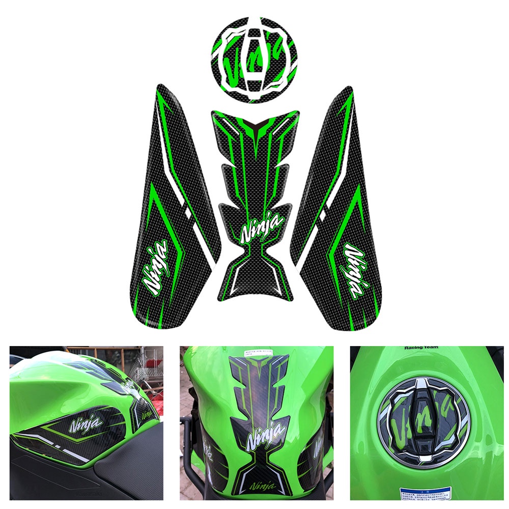 Motorcycle Tank Pad Protector Sticker Decal Fuel Knee Grip Traction ...