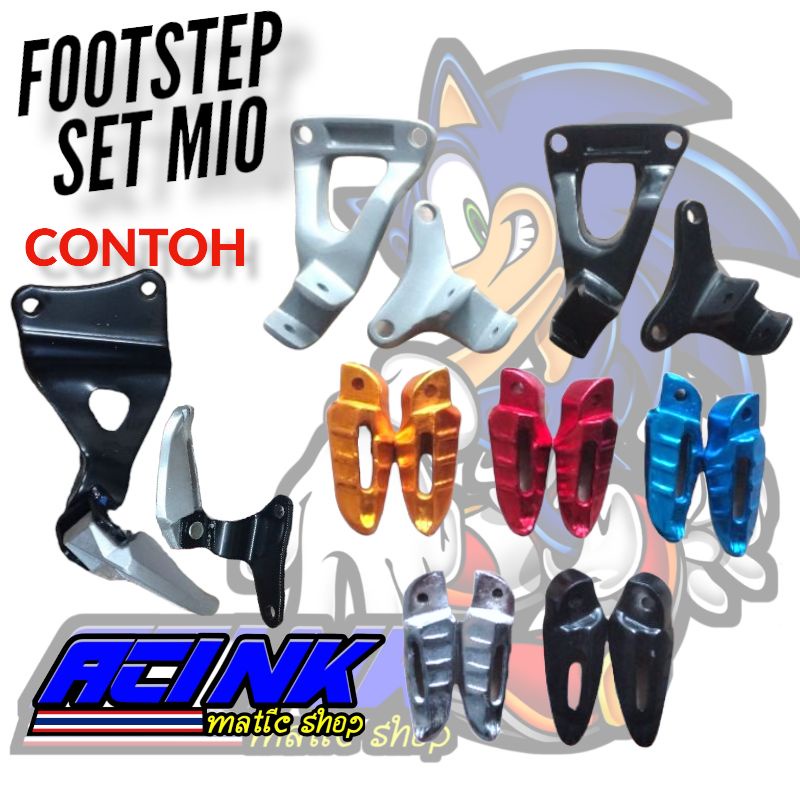 Power MIO ด้านหลัง FOOTSTEP Mount YAMAHA MIO SMILE/MIO SPORTY 1 ชุด ...