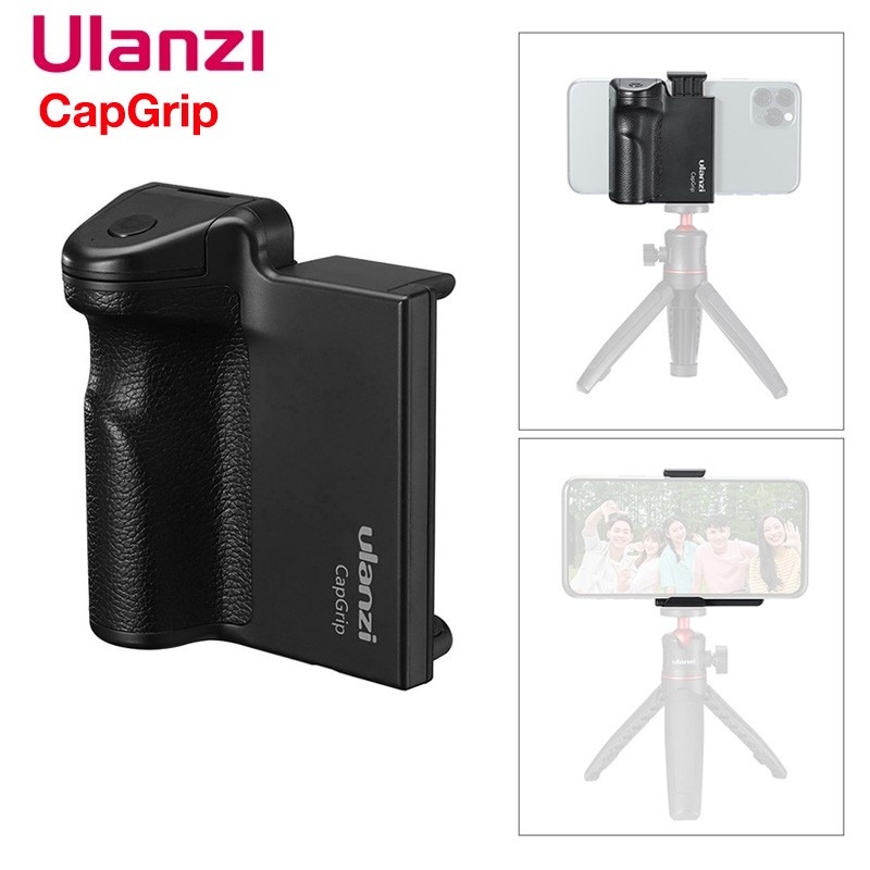 ULANZI UNIVERSAL BLUETOOTH CAPGRIP ที่จับมือถือ 3 in 1 (จับมือถือ ...