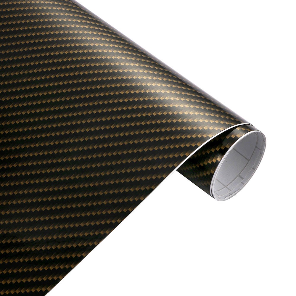 50x200cm High Glossy 2D Carbon Fiber Vinyl Wrap Film Waterproof PVC Car ...