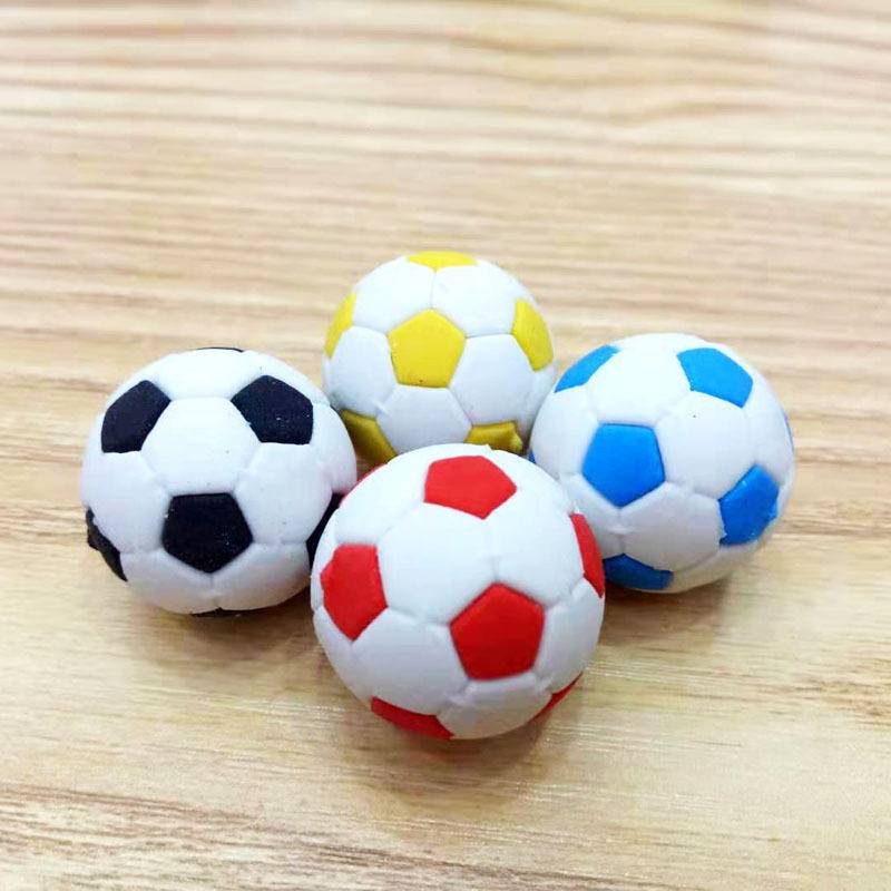 2022 Football Eraser Three-dimensional 3D Cartoon Small Football Shape ...
