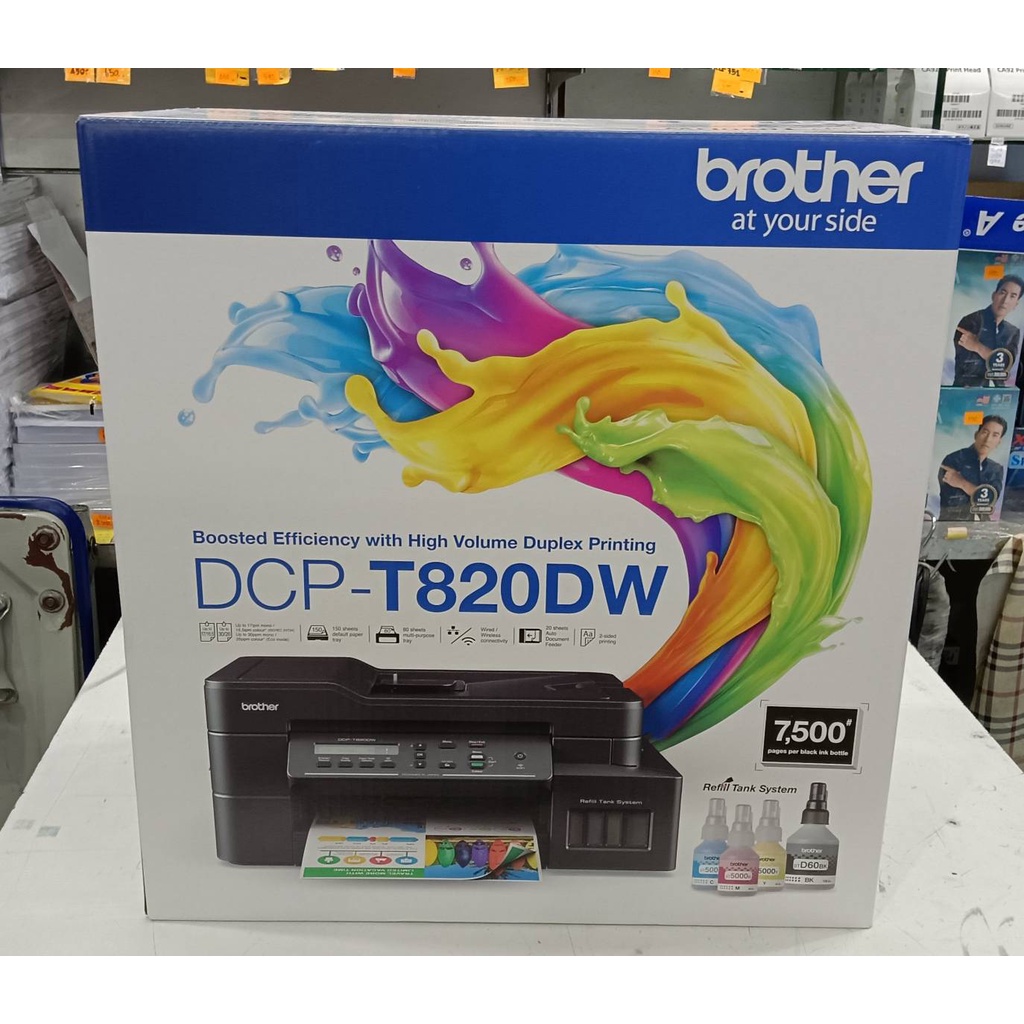 Brother DCP-T820DW Ink Tank Printer | Shopee Thailand