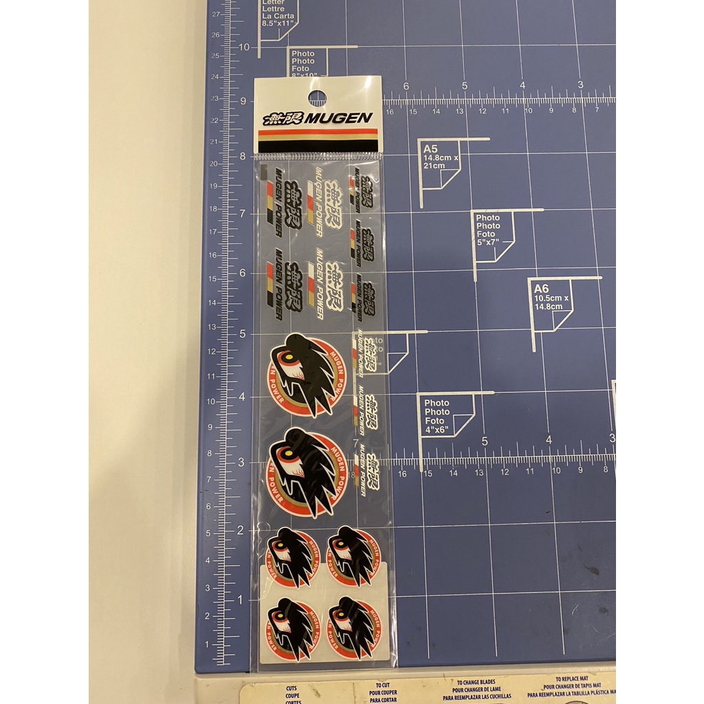 สติ๊กเกอร์ Mugen ชุดรวม Mugen COMMANDER EYE STICKER SET แท้ ลายลูกตากับ ...