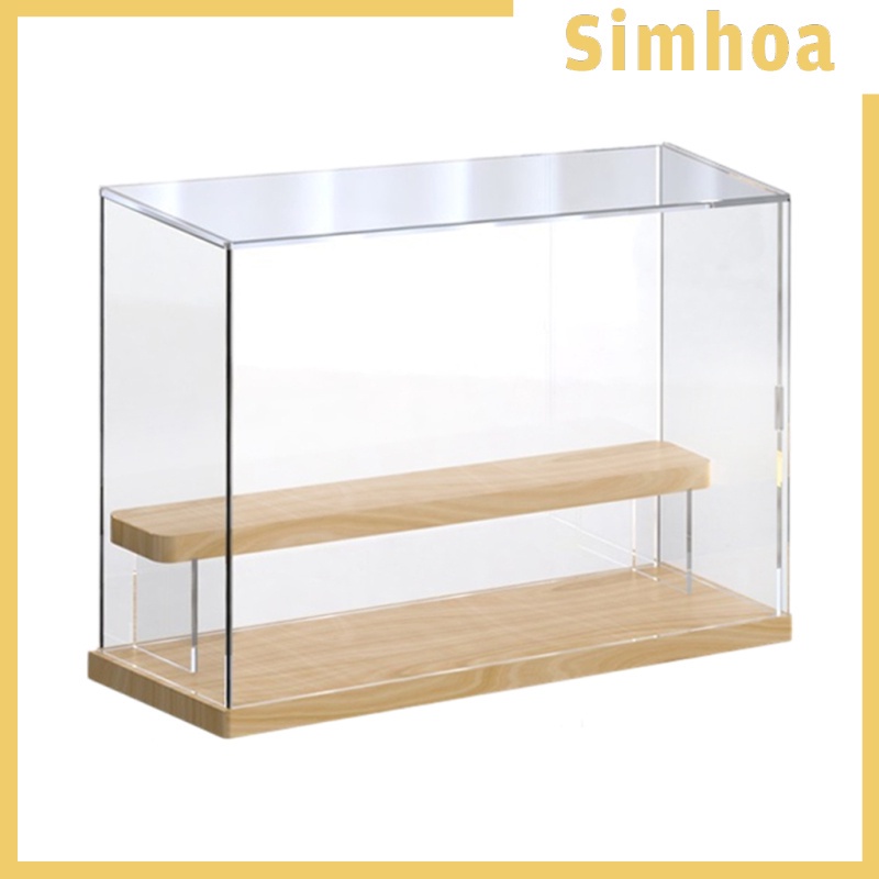 [SIMHOAMY] Clear Acrylic Riser Display Case Stand Storage Organizer for ...