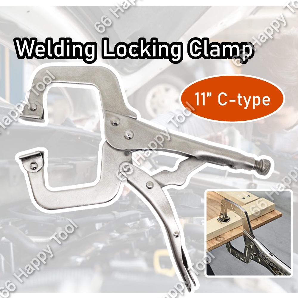 Multi-functional 11 "นิ้วล็อคClamp C-Type Plierเครื่องมือQuick Fixing ...