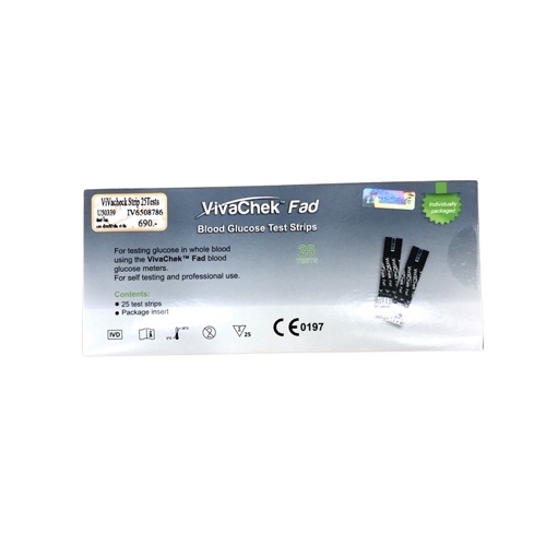 แผ่นตรวจน้ำตาล VivaChek Fad | Shopee Thailand