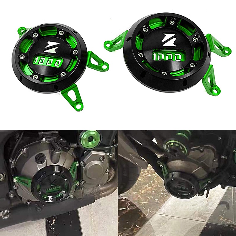 Z1000 Motorcycle Engine Cover Engine Case Crash Slider Guard Protection ...