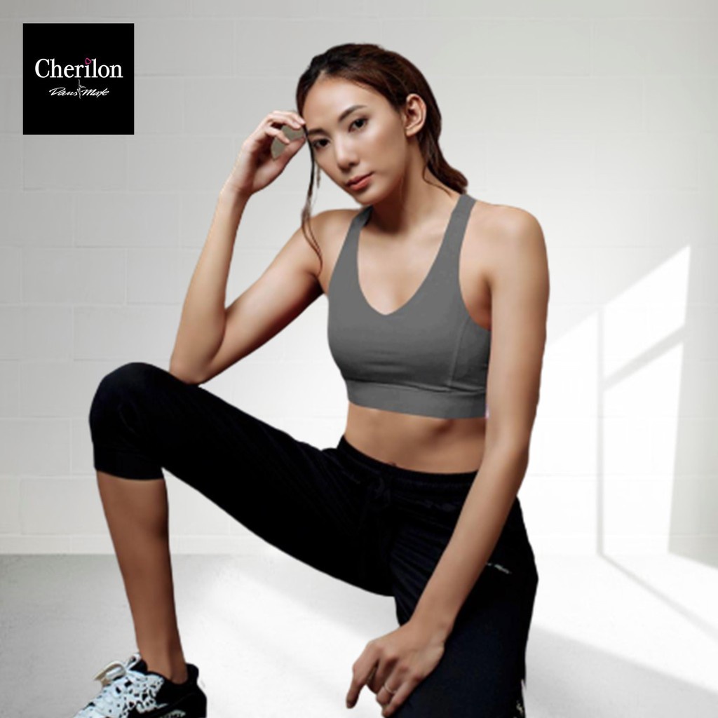 Cherilon Dansmate Sport Bra เสื้อใน สปอร์ตบรา นุ่มสบาย กระชับและพยุงกล้ามเนื้อขณะเคลื่อนไหว MPN ...