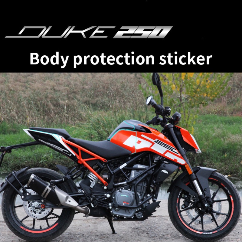 Motorcycle Fuel Tank Sticker Modified Vehicle Protection Film Carbon ...