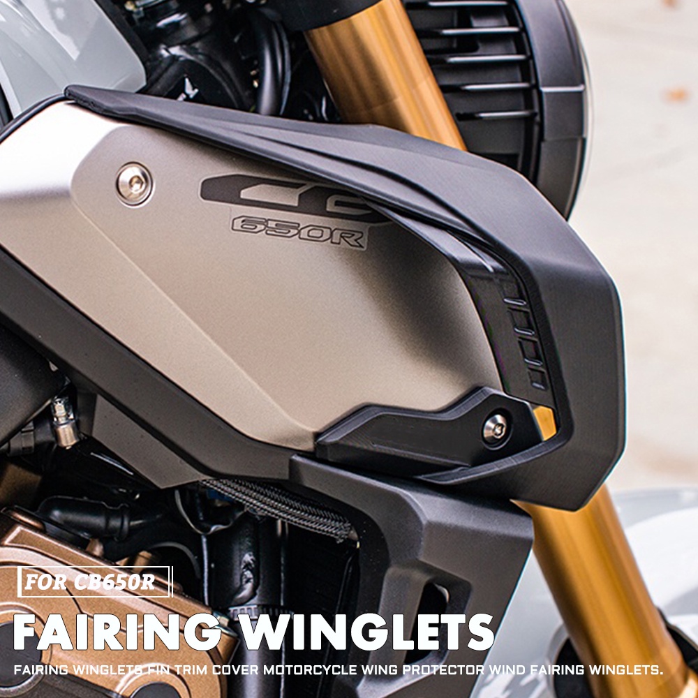 CB650R CB 650R 18-22 Fairing Winglets Fin Trim Cover Motorcycle Wing ...
