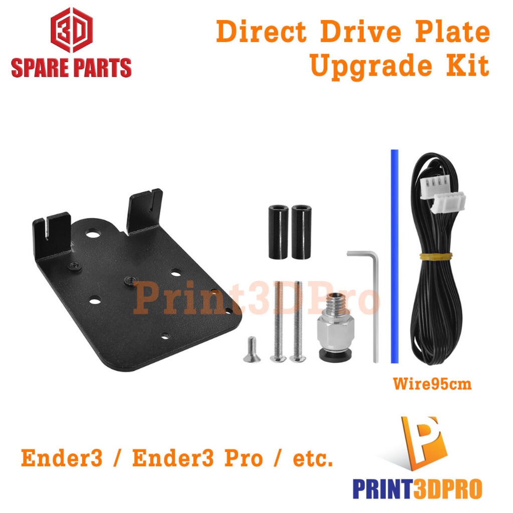 3d printer parts Aluminum Alloy Direct Drive Plate Upgrade Kit extruder ...