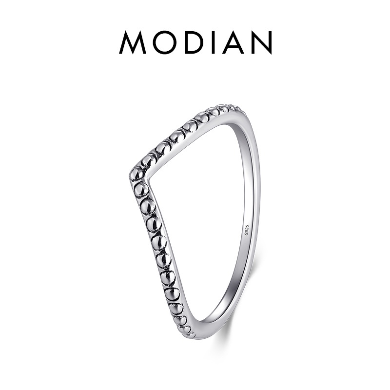 Modian แหวนเงินแท้ 925 รูปดาวห้าแฉก 3 แบบ วางซ้อนกันได้ เครื่องประดับ ...
