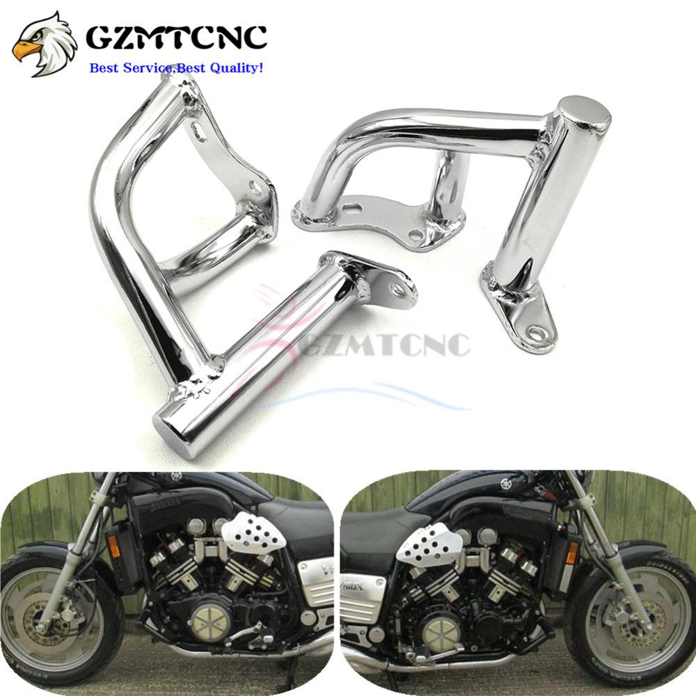 VMAX1200 Engine Guard Highway Crash Bar Lower Buffer Frame Protection ...