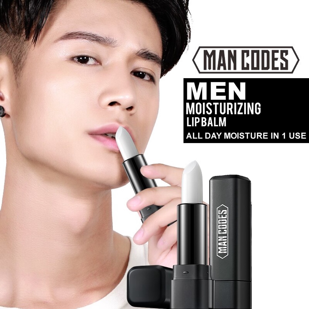 Man Codes Men’s Moisturizing Lip Balm 3g ลิปบาล์มเพิ่มความชุ่มชื้นบำรุง ...