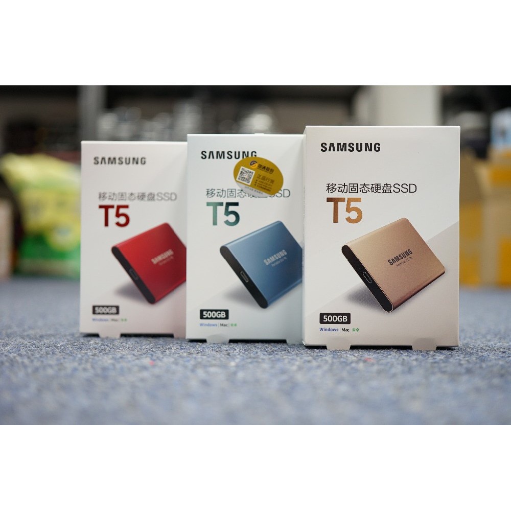 Samsung PC Portable T5 SSD 2TB ไดรฟ์โซลิดสเตตภายนอก USB 3 | Shopee Thailand