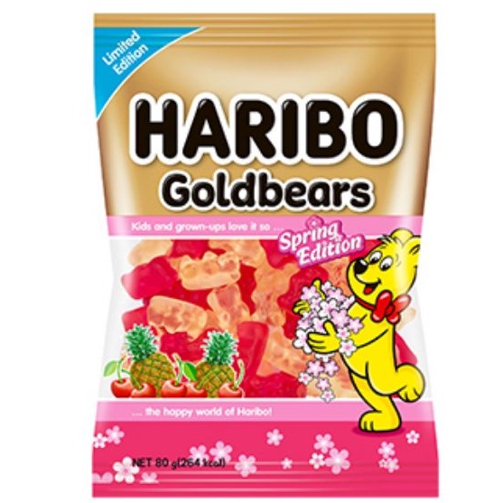 Haribo Starmix Peach Happy Grape Mango Cherry ฮาริโบ้ เยลลี่ผลไม้รวม ...