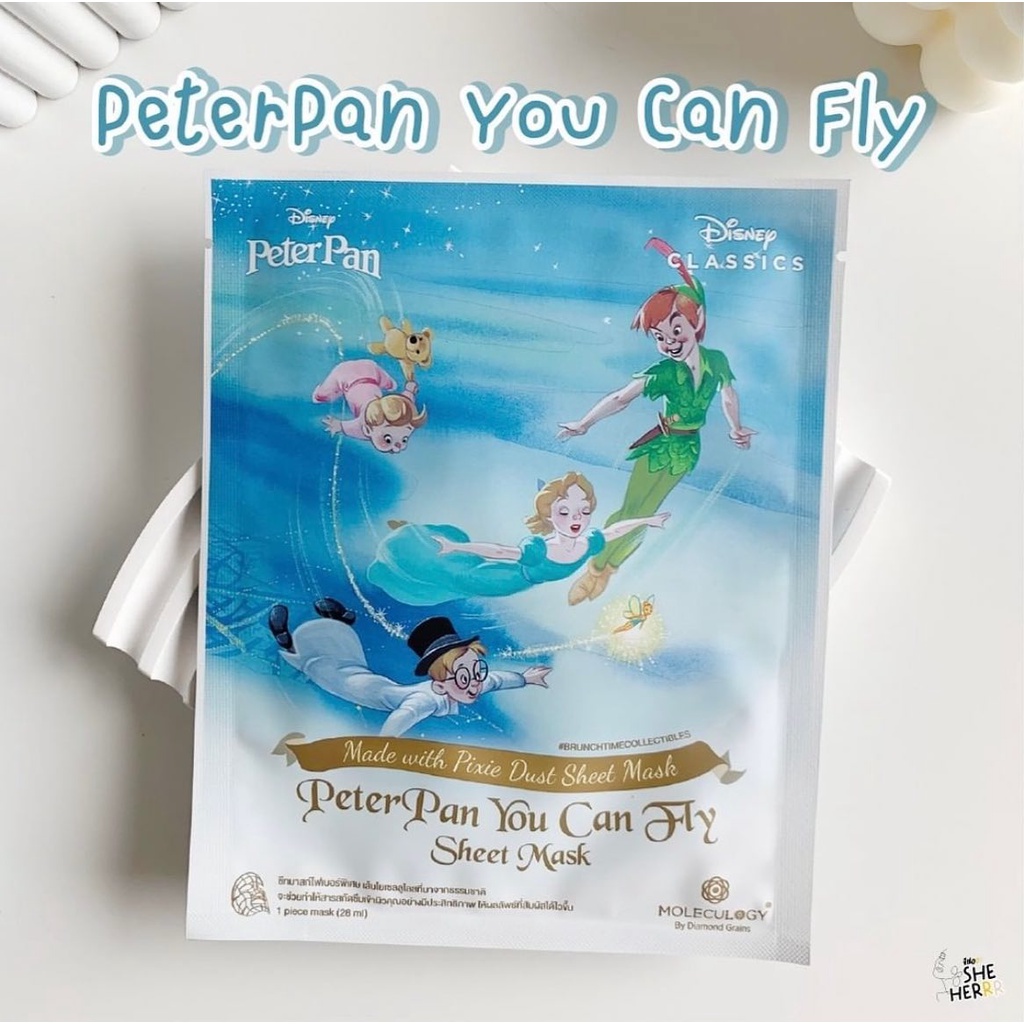มาส์กปีเตอร์แพน Moleculogy : BrunchtimeCollectibles Disney Peter Pan ...