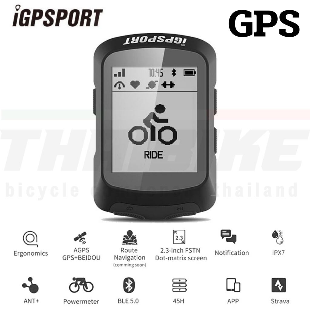 ไมล์จักรยานแบบ GPS IGPSPORTรุ่น iGS520 GPS CYCLING COMPUTER แถมฟรีขาไมล์ S60 ประกันไทย | Shopee ...