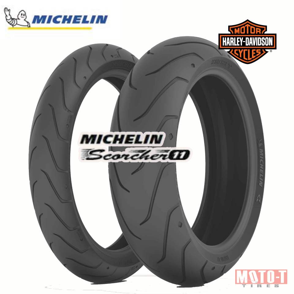 Michelin Scorcher 11 ยาง HARLEY DAVIDSON V-ROD / SOFTAIL FAT BOY ...