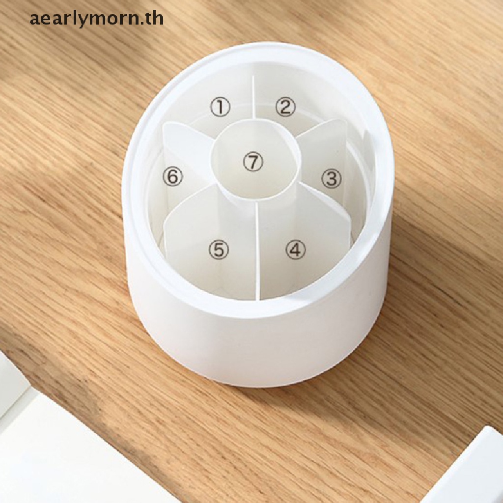 Aa 360° กล่องเก็บแปรงแต่งหน้า เครื่องสําอาง ดินสอ ปากกา กันฝุ่น แบบตั้ง ...