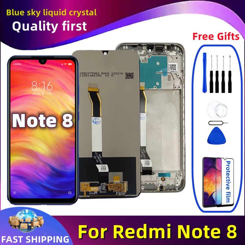 6.3" Original Lcd For Xiaomi Redmi Note 8 LCD Display Touch Screen ...