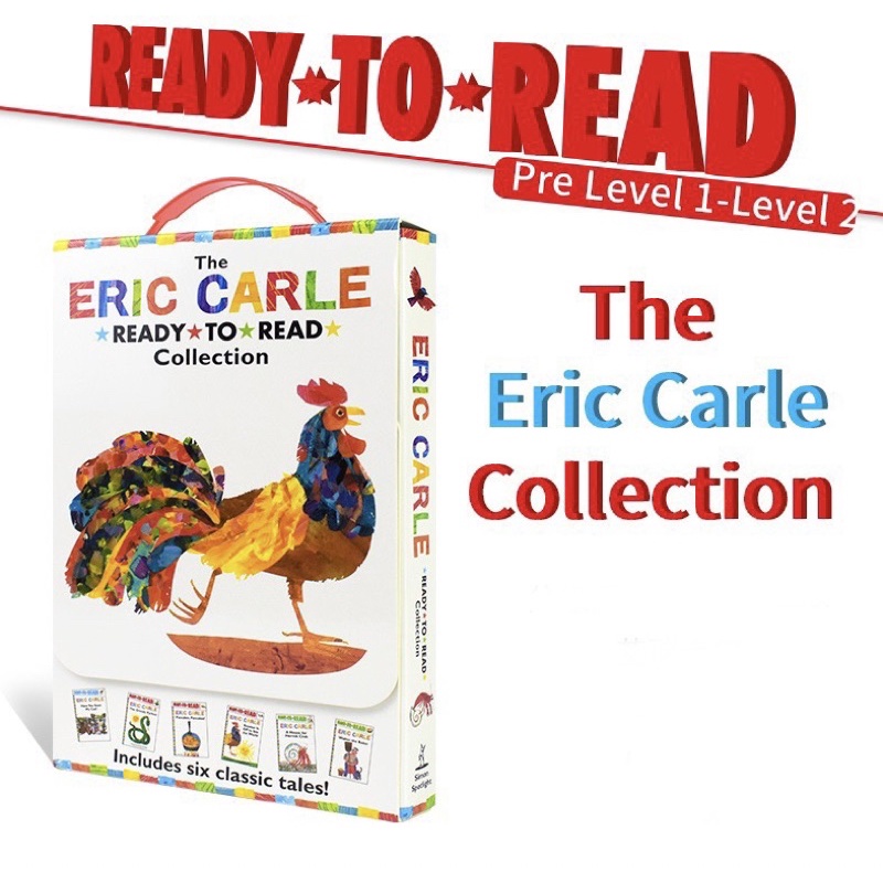 Ready-to-Read The Eric Carle Collection Pre Level 1-Level 2, 6 Books ...