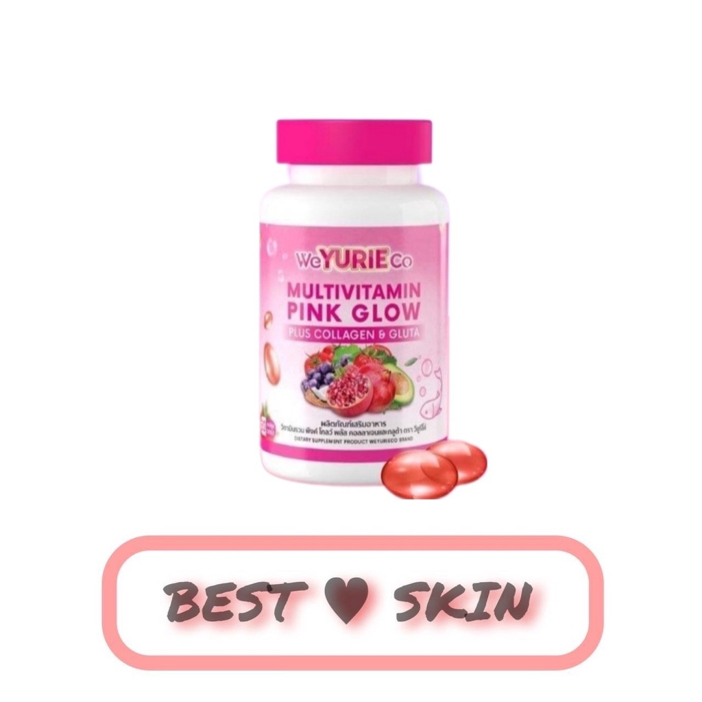 We Yurie Co Multivitamin Pink Gold วิตามินรวมพิ้งโกลด์ ยูริ | Shopee ...