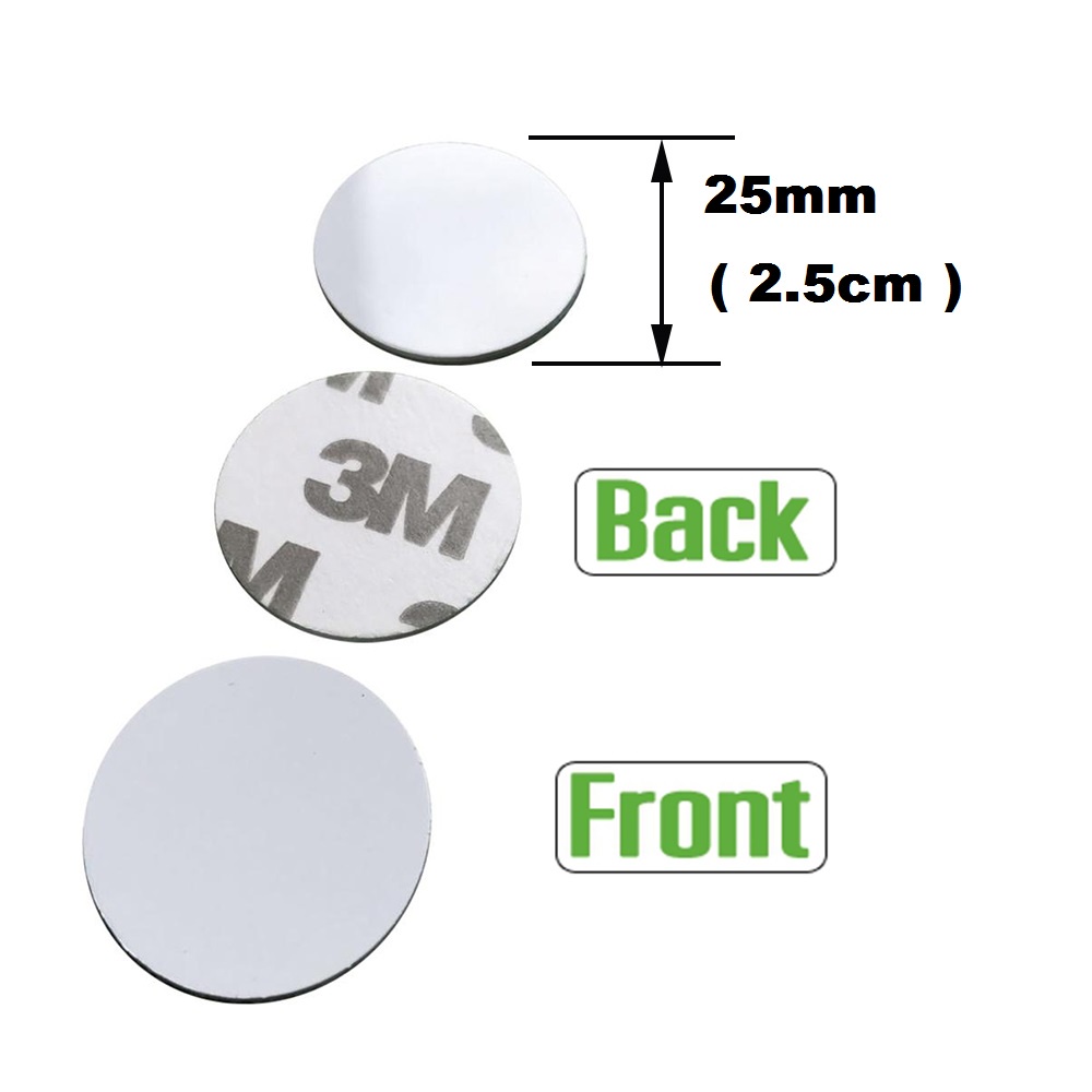 RFID 125KHz แบบเหรียญ ขนาด 2.5cm ( 25mm T5577 EM4305 Sticker Rewritable ...