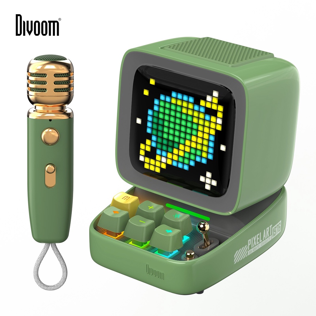 [ส่งฟรีจาก กทม] ลำโพงบลูทูธ Divoom รุ่น Ditoo Pro Diroo Mic พร้อมจอ ...