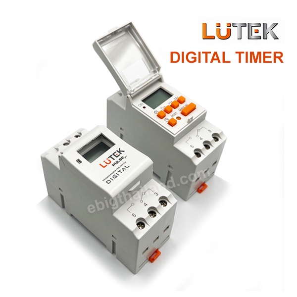 Digital Timer สวิทซ์ตั้งเวลาแบบดิจิตอล ยี่ห้อ LUTEK | Shopee Thailand