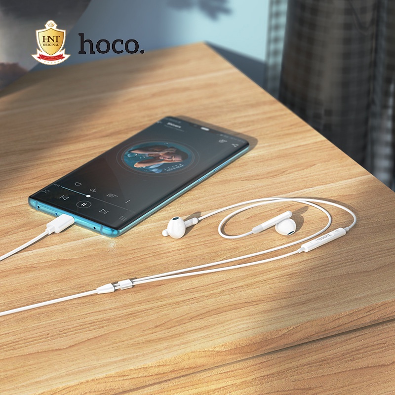 HOCO M93 Type-C Joy wire-controlled digital Earphone หูฟังพร้อมไมโครโฟน ...