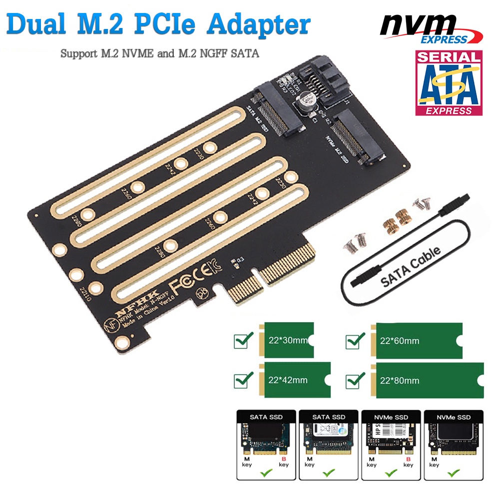 Adapter SSD M.2 Dual , M.2 Nvme and M.2 Sata สำหรับแปลง M.2 | Shopee ... Adapter SSD M.2 Dual , M.2 Nvme and M.2 Sata สำหรับแปลง M.2 | Shopee ...
