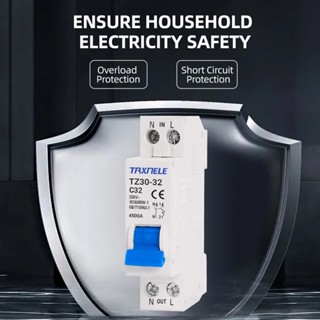 เบรกเกอร์วงจร ขนาดเล็ก TZ30-32 DPN 1P+N MCB 6A 10A 16A 20A 25A 32A | Shopee Thailand