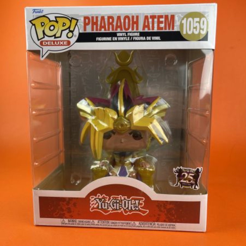 Funko POP Pharaoh Atem on Throne Metallic Deluxe Yu-Gi-Oh! 1059 ...
