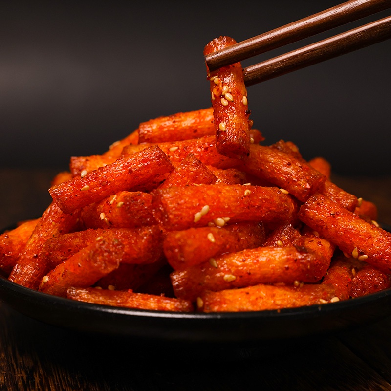 赛1手工辣条 ล่าเถียวมินิ หม่าล่าเต้าหู้เส้นเผ็ด อร่อยชาลิ้น เคี้ยวเพลิน SAI YI1 (เลขหน้าซองคือวันผลิต ...