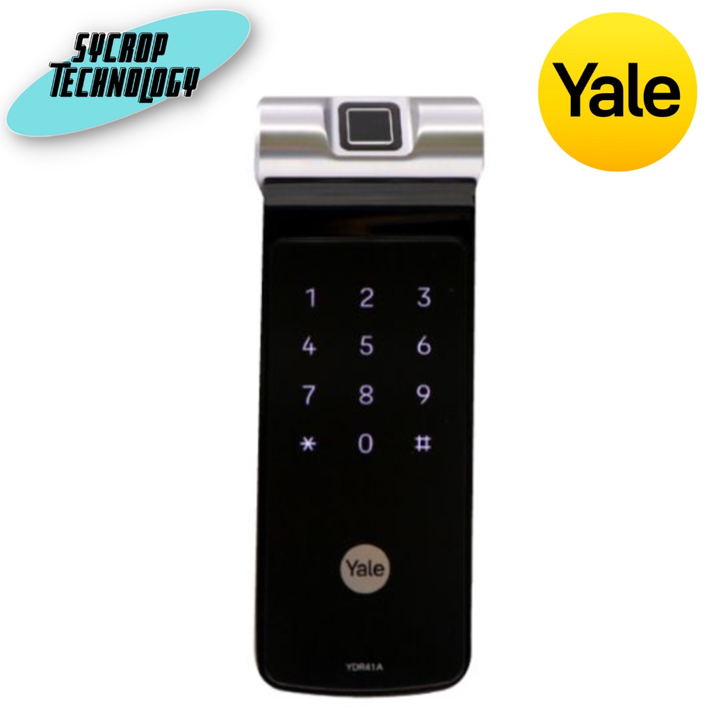 กลอนดิจิตอล YALE YDR41 ดิจิตอลล็อคแบบสแกนลายนิ้วมือ Biometric อัจฉริยะ ...