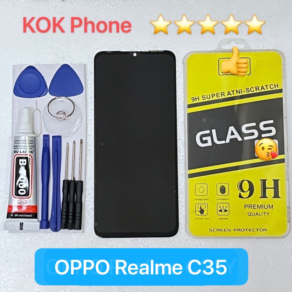 ชุดหน้าจอ Oppo Realme C35 แถมฟิล์มพร้อมชุดไขควง | Shopee Thailand